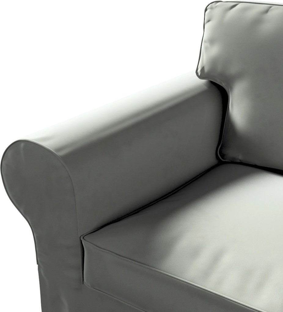 Potah na pohovku IKEA Ektorp 2-místná, nerozkládací barva šedá látka lesklé, sametová