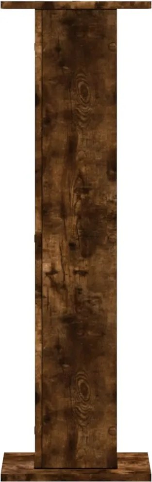 Stojany na rostliny 2 ks kouřový dub 30 x 30 x 95 cm kompozit 3307877