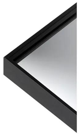 EBS Noe Zrcadlo s rámem 120x60 cm, černá matná S_TZRCU12060C