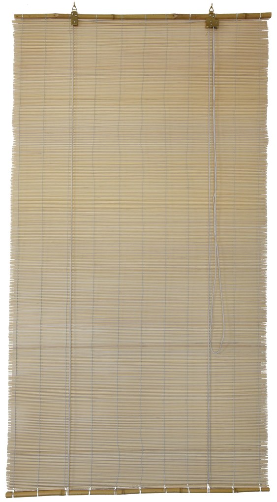 Vingo Rozbalená špejlová bambusová roleta přírodní Šířka rolety: 150 cm, Rozvin rolety: 150 cm