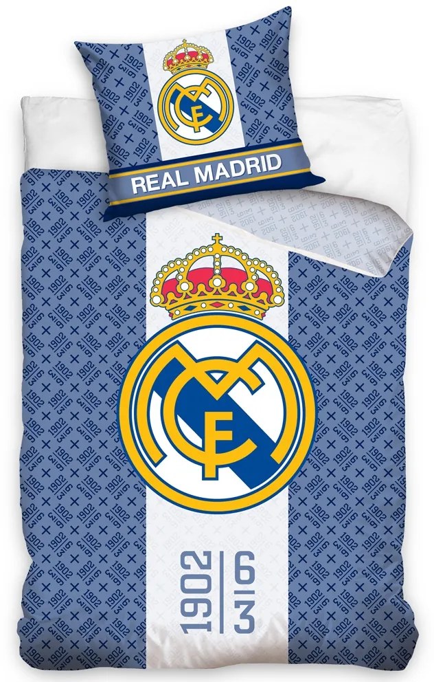 Bavlněné povlečení Real Madrid 1902 140x200/70x90