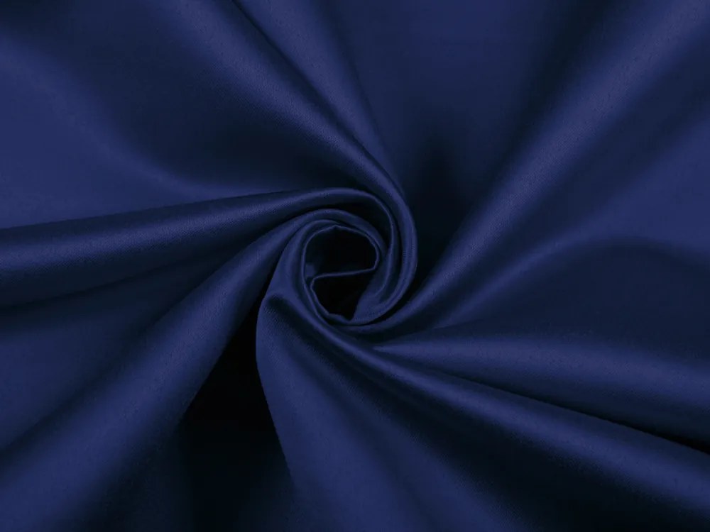 Biante Saténový obdélníkový ubrus polyesterový Satén LUX-L039 Námořnická modrá 140x160 cm