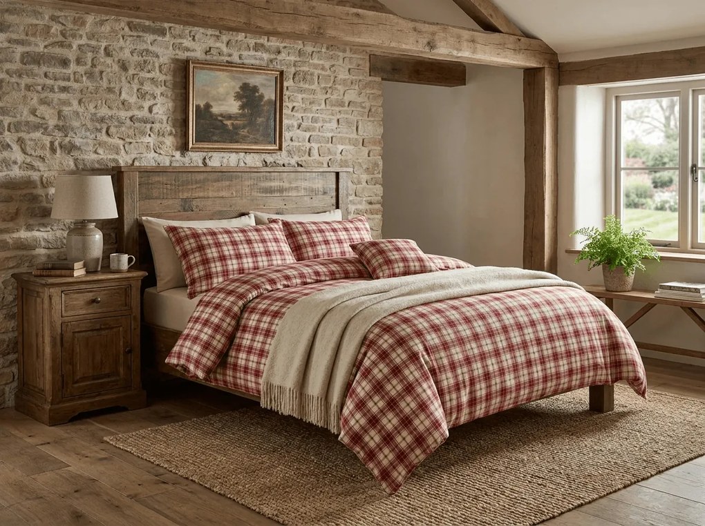 Povlečení z mikrovlákna TARTAN HEART barevné Rozměr povlečení: 70 x 90 cm | 140 x 200 cm
