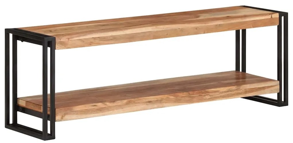 TV stolek 120 x 30 x 40 cm masivní akáciové dřevo 320680