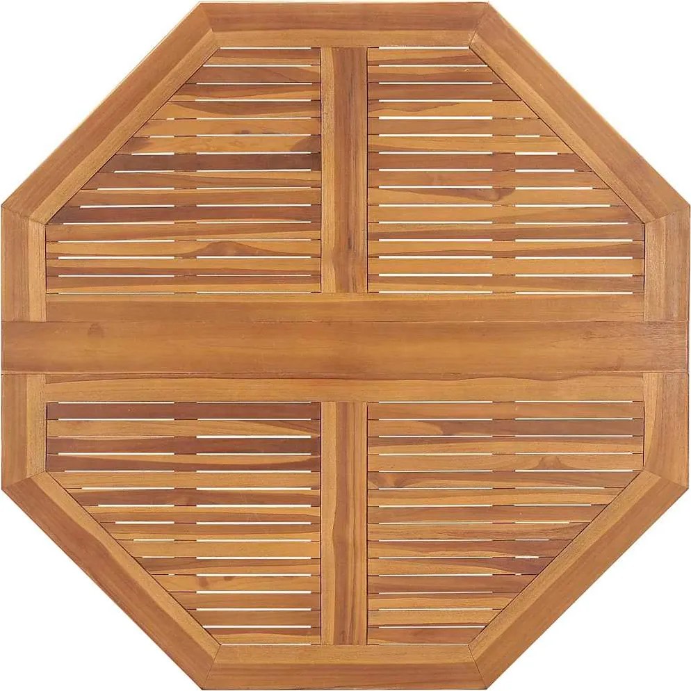 Skládací zahradní jídelní stůl 110 x 110 x 75 cm masivní teak 318480