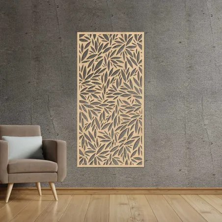 Dřevěný nástěnný panel rostlinný motiv I SENTOP HDF0187