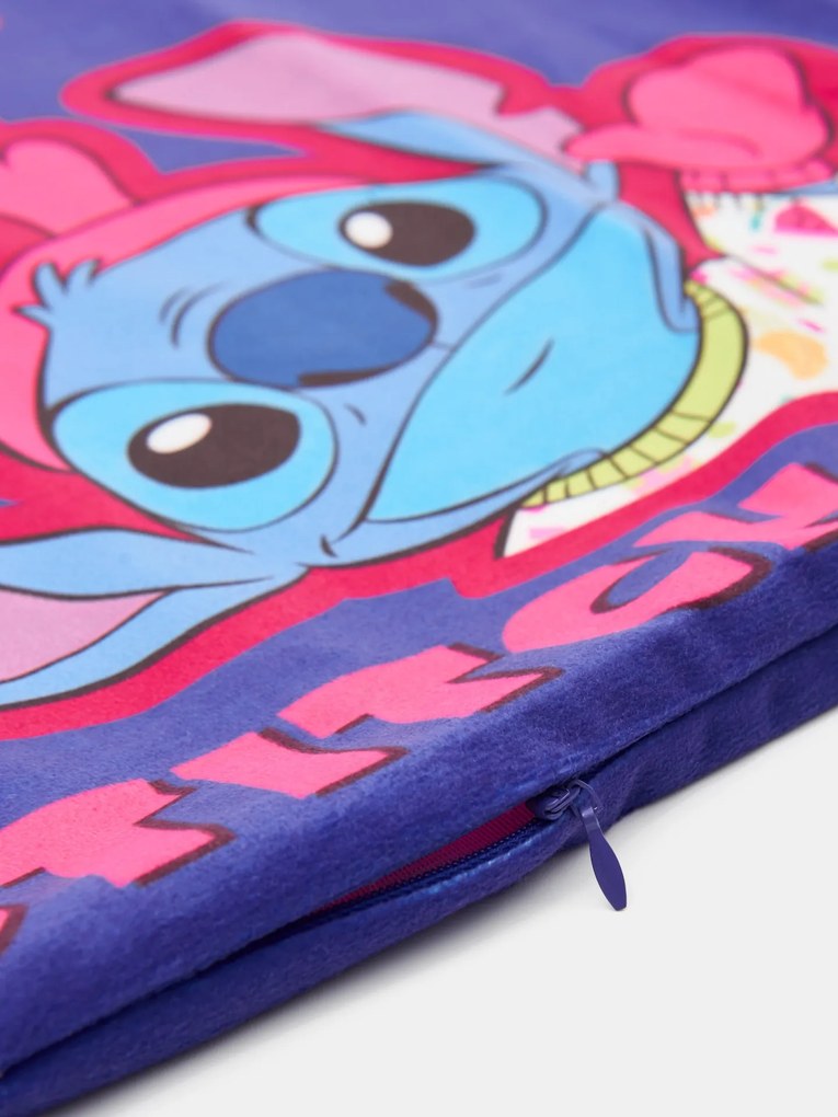 Sinsay - Povlak na polštář s vánočním motivem Lilo & Stitch - námořnická modrá