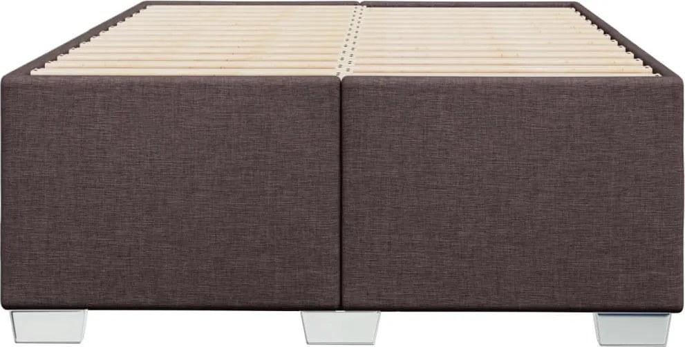 Rám postele bez matrací tmavě šedá 120x190 cm textil 3284460
