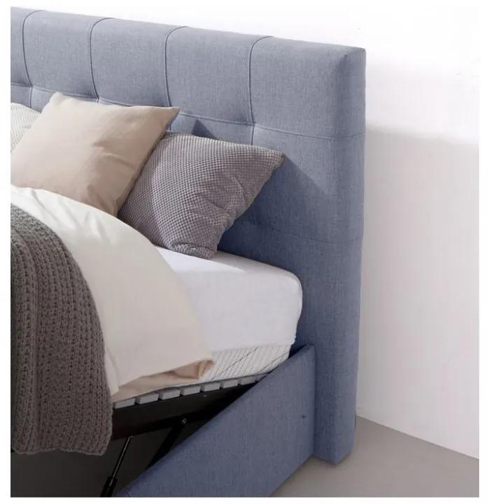 Moderní čalouněná postel KORSIKA Ficelle 4 140x200 cm