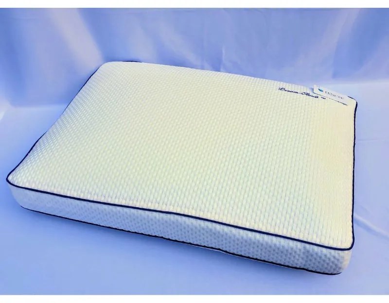 Dream-Cloud Premium ortopedický polštář s chladícím gelem a ventilovanou BIO paměťovou pěnou 60x40x16cm