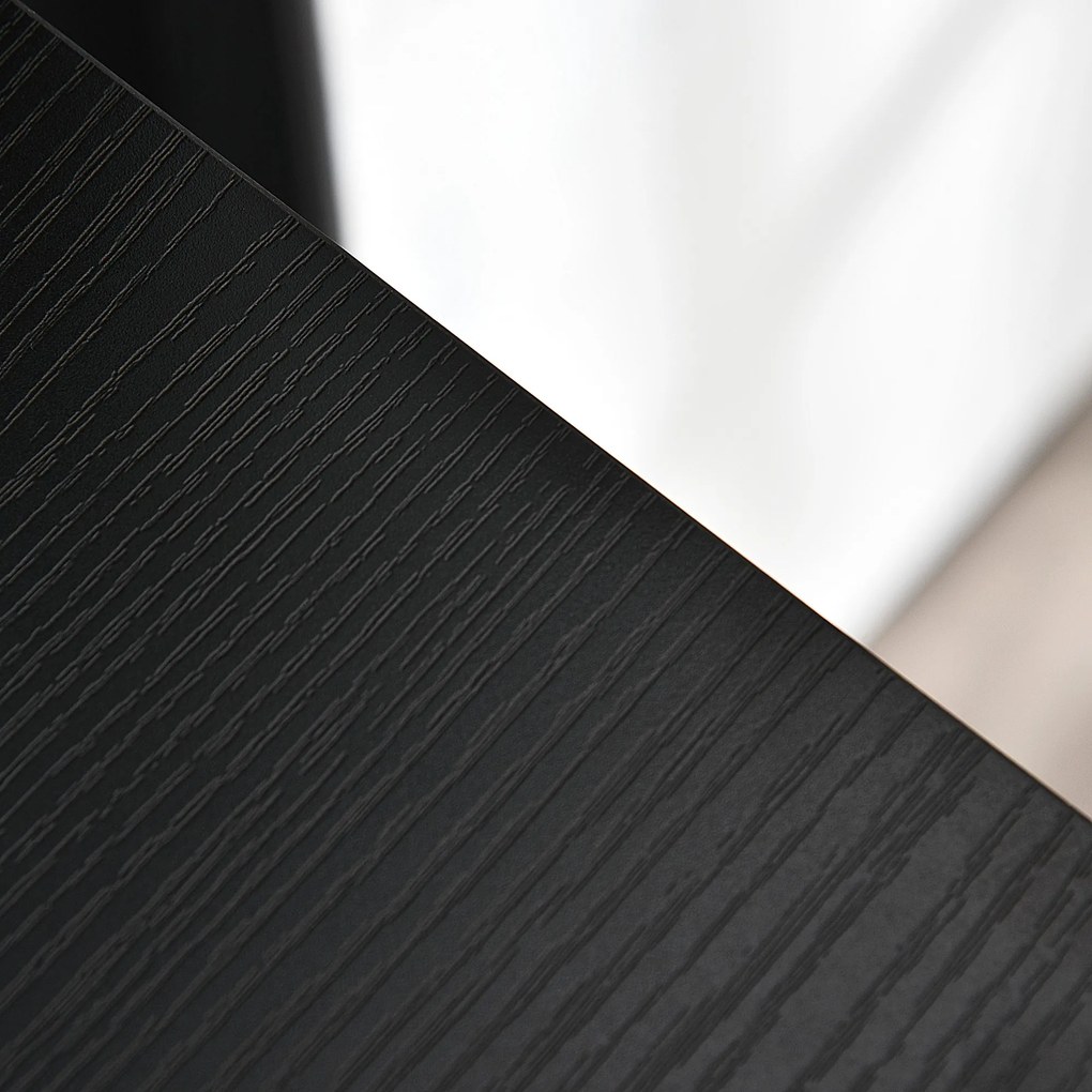 HOMCOM Komoda s 8 textilními zásuvkami, úložná skříň s úchyty, kovový rám, moderní design do ložnice a obývacího pokoje v tmavě šedé barvě