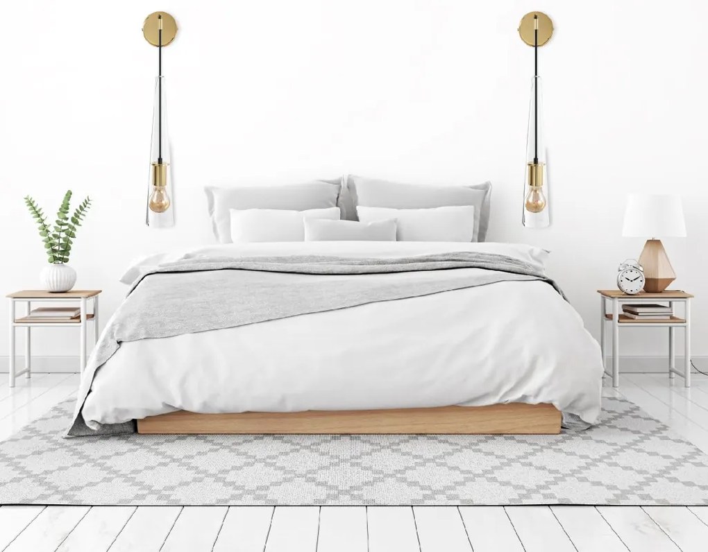 Toolight - Nástěnné svítidlo E27 60W APP896-1W, zlatá, OSW-06890