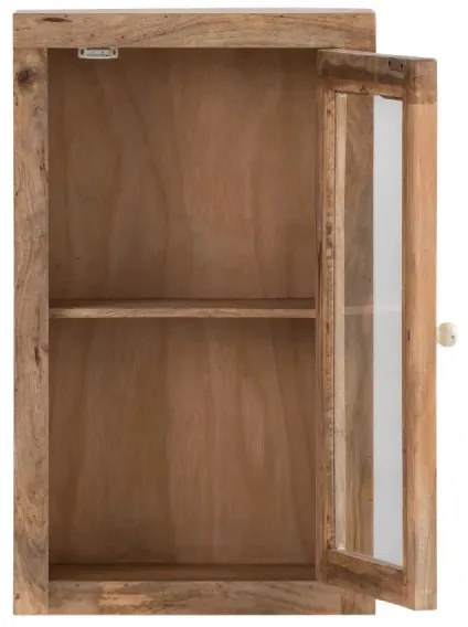 furniture-nabytek.cz - 5dílná koupelnová sada Delmar z masivního manga, lakovaná, hnědá