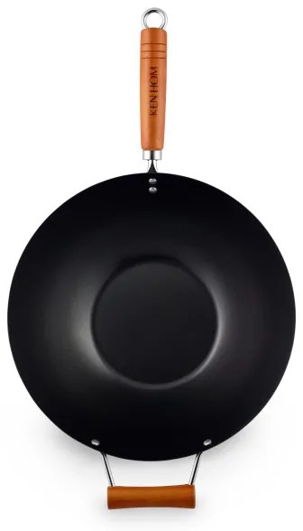 Ken Hom wok pánev z uhlíkové oceli 35cm, řada Classic