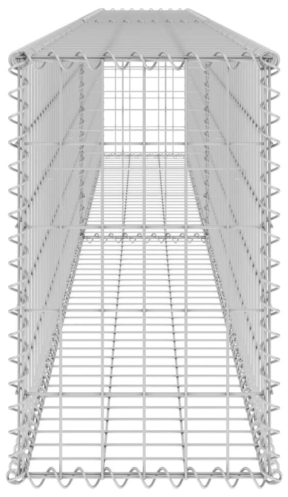 vidaXL Marketos Gabionová zeď s víky pozinkovaná ocel 300 x 30 x 50 cm