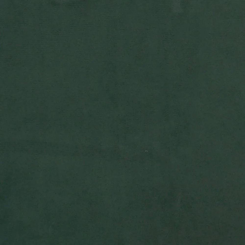 Petromila Taštičková matrace tmavě zelená 90 x 190 x 20 cm samet