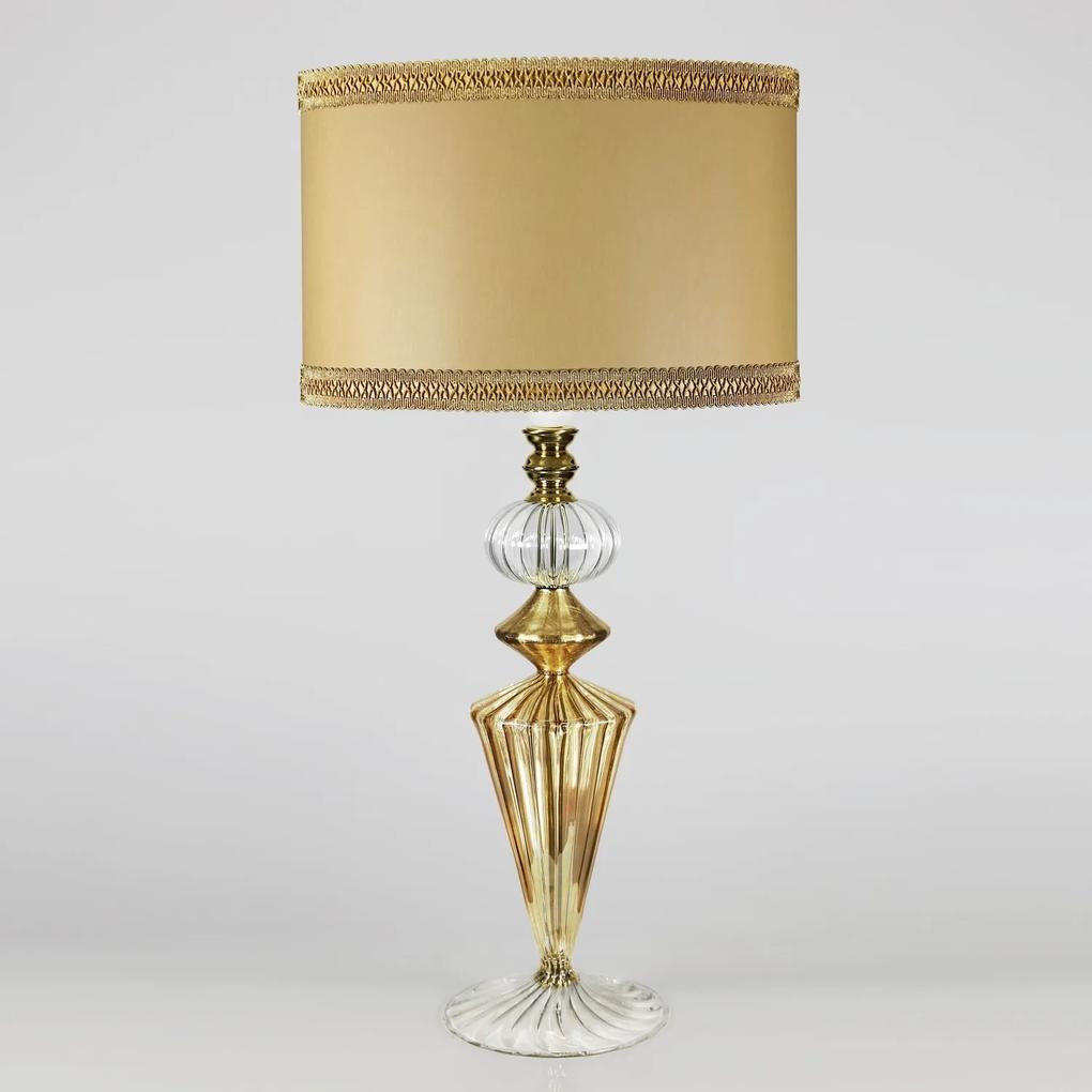 Luxusní stolní lampa ELEGANTE TL 08-PB - ARTGLASS
