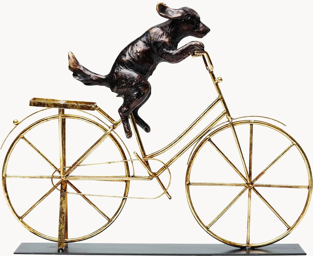 Dekorace Dog With Bicycle