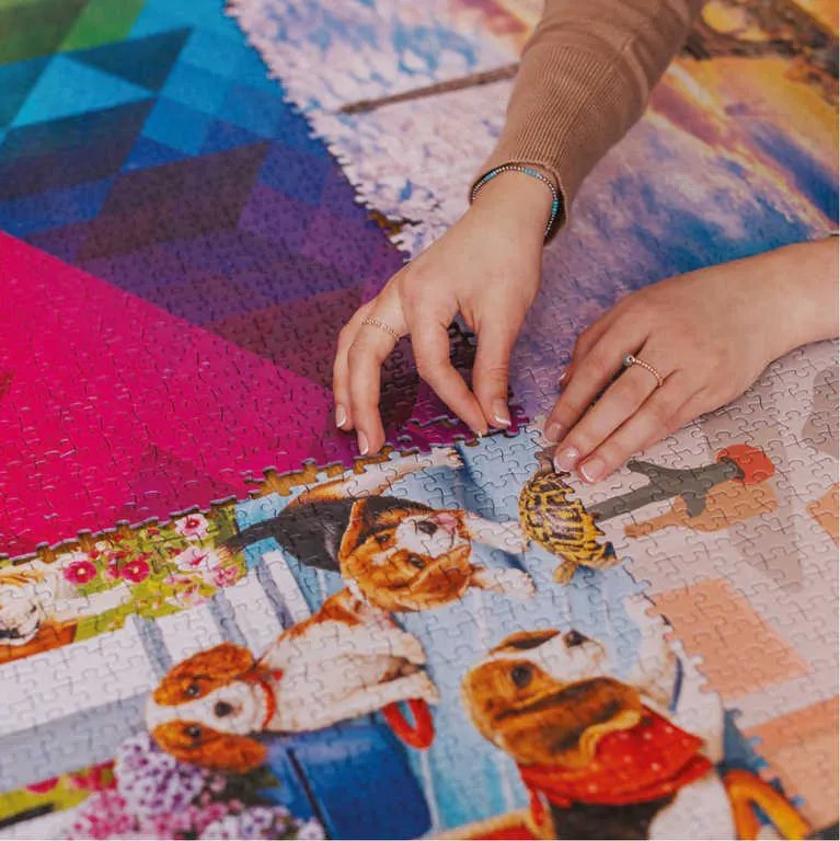 TREFL PUZZLE UFT Prémiové Výhled na plachetnice 68x48cm 1000 dílků skládačka tr10697