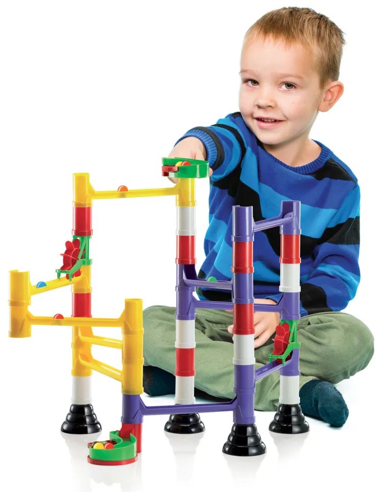 Migoga Marble Run - kuličková dráha - startovní set - 45 ks