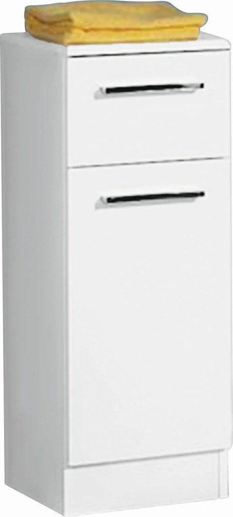 XXXLutz SPODNÍ SKŘÍŇKA, bílá, bílá, 30/81/33 cm Carryhome - Koupelnové série - 001977012403