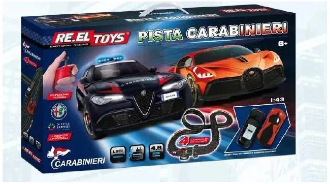 Re.el toys alfa romeo carabinieri - bugatti divo 1:43