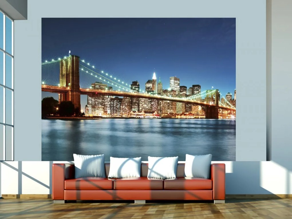 Fototapeta Brooklynský most II (150x116 cm) - Murando DeLuxe