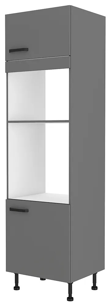Kuchyňská linka NESSANT se | 250x280 cm | zásuvky PREMIUM BOX | šedá mat