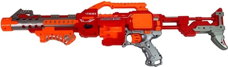 LEAN Toys Puška na pěnové šipky s otočným terčem 66 cm