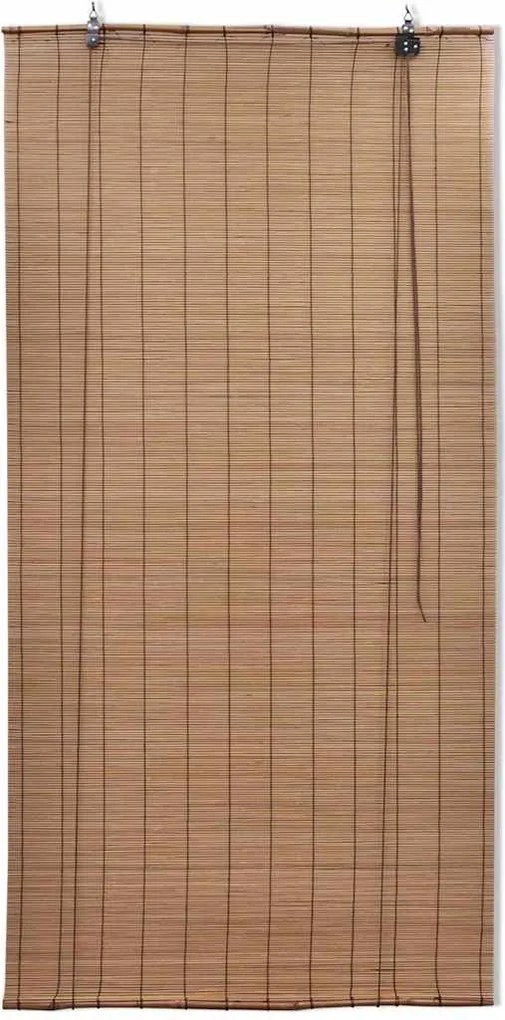 Bambusová roleta 140 x 220 cm hnědá 245815