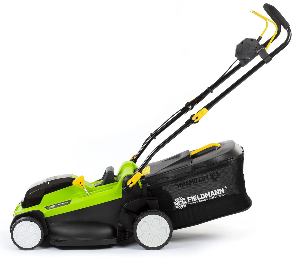 Fieldmann FZR 70435-0 Aku sekačka Aku program FAST POWER 20V, Šířka záběru 43 cm, Výška sečení: 25 - 75 mm, 6 pozic nastavení výšky, Ideální do
