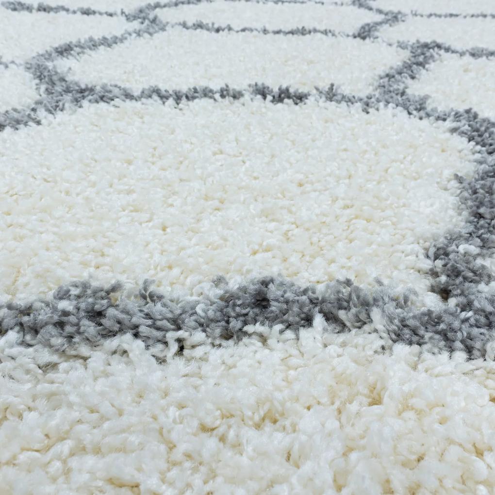 Ayyildiz koberce Kusový koberec Salsa Shaggy 3201 cream - 80x250 cm