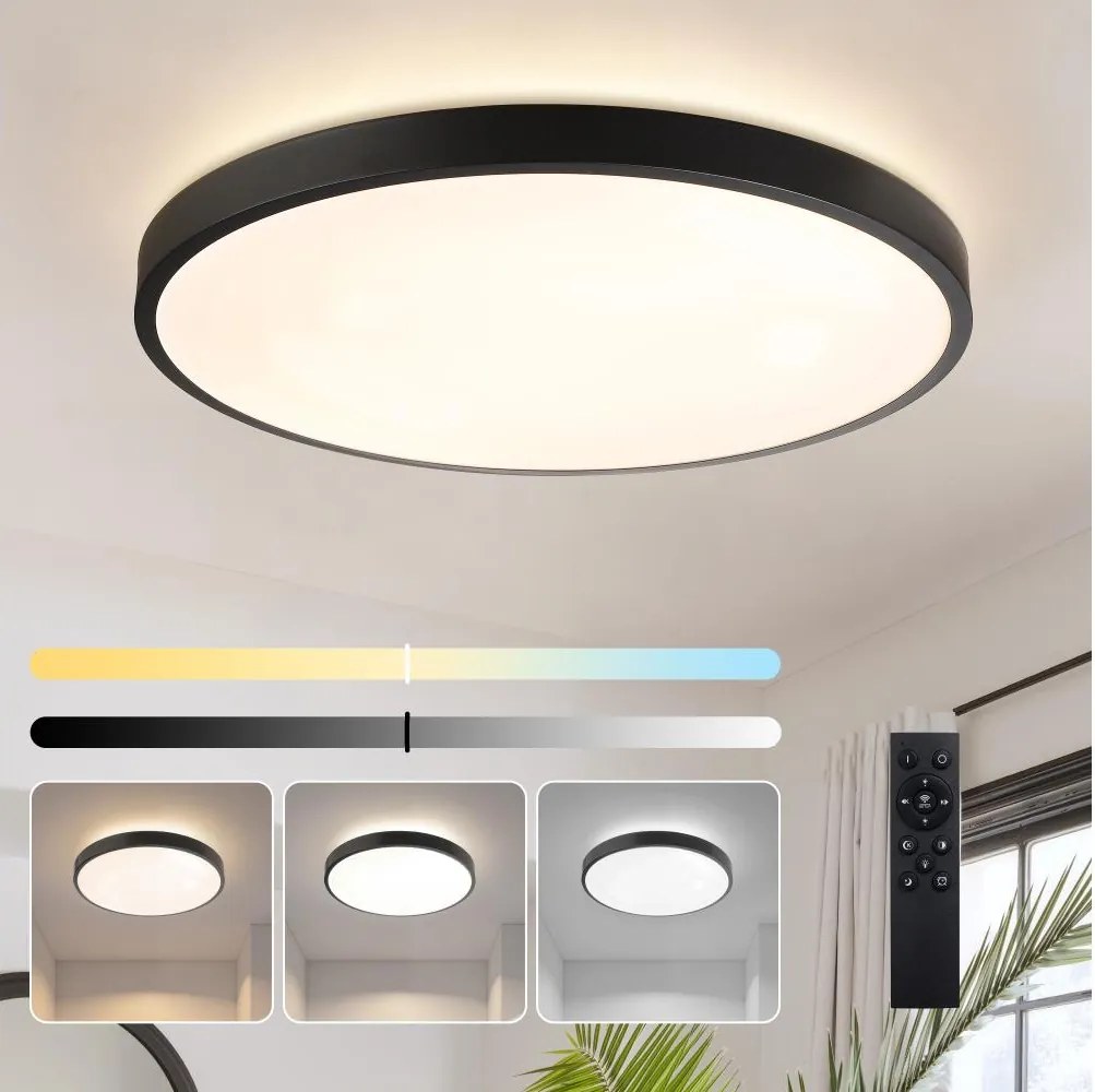 Brilagi - LED Stmívat. svítidlo GLASS POOL DOUBLE LED/80W/230V 60 cm černá + DO