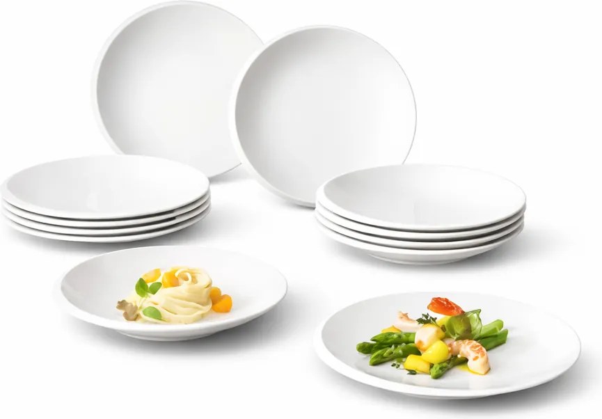 Villeroy & Boch Porcelánový jídelní servis NewMoon, 12 ks 10-4264-7609