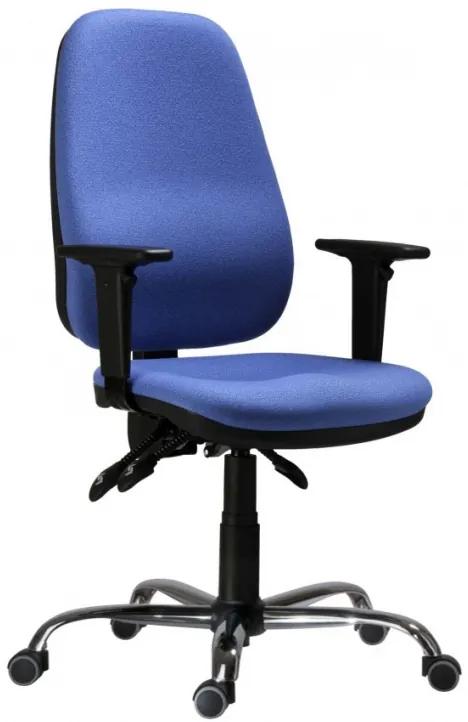 ANTARES 1540 ASYN C - Kancelářská židle  - koženka modrá
