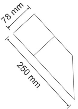 Venkovní svítidlo NEW YORK 1xE27/40W/230V IP44 antracit
