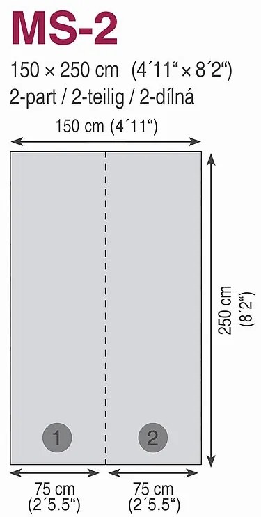 DIMEX | Vliesová fototapeta na zeď Mramor MS-2-0177  | 150 x 250 cm | hnědá