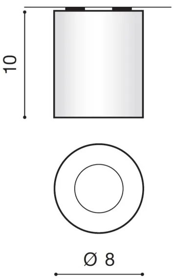 Azzardo AZ2558 - Venkovní stropní svítidlo ARO 1xGU10/50W/230V IP54