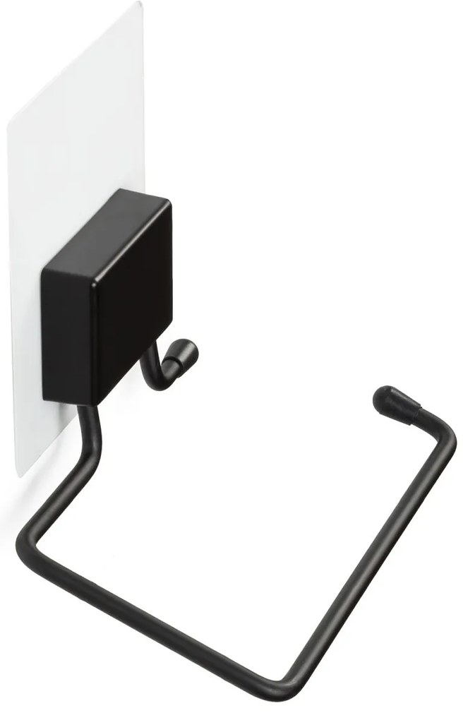 Samolepicí držák toaletního papíru Compactor Bestlock Black Magic systém bez vrtání
