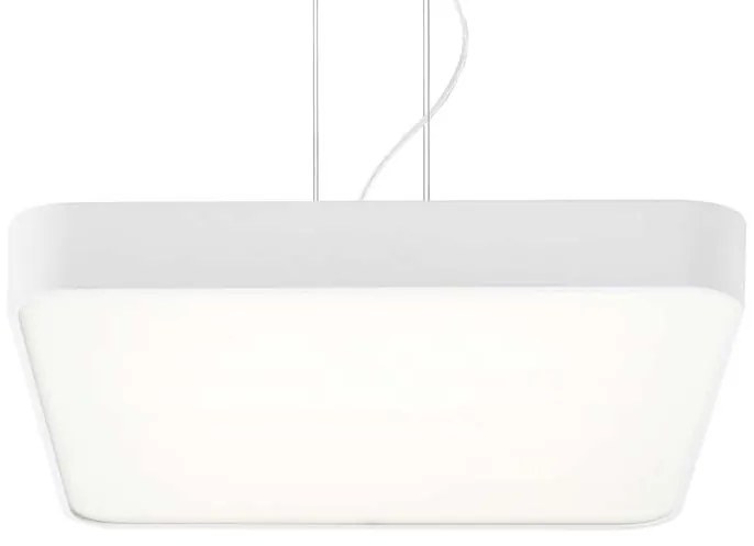 RENDL R11291 MENSA LED závěsné svítidlo, hranatá technická bílá