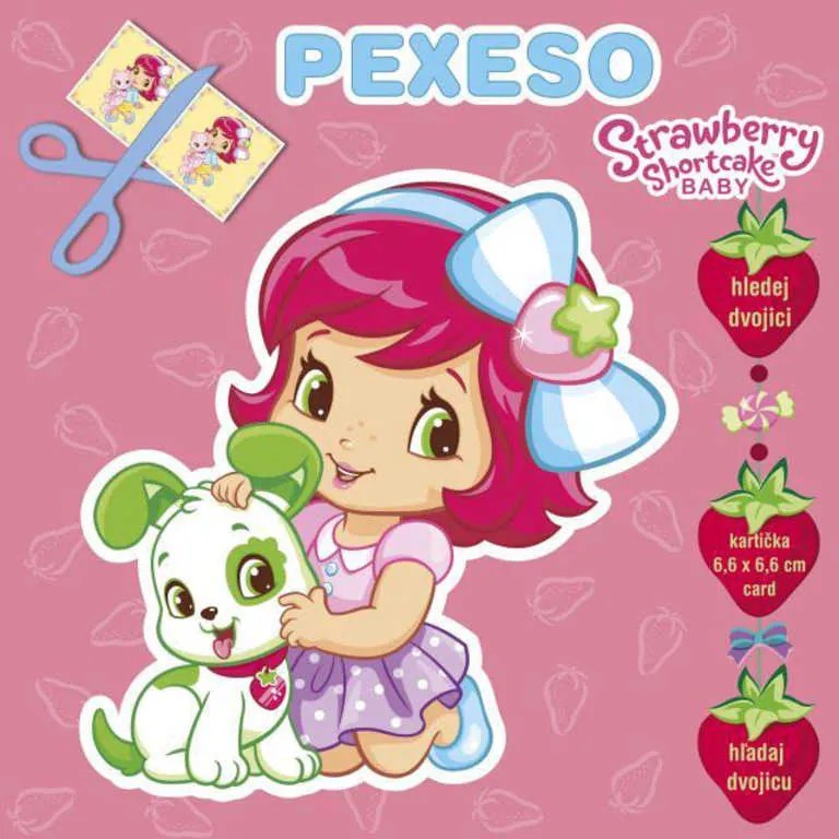 AKIM Hra Pexeso Jahůdka (Strawberry Shortcake) maxi kartičky *SPOLEČENSKÉ HRY* 708674