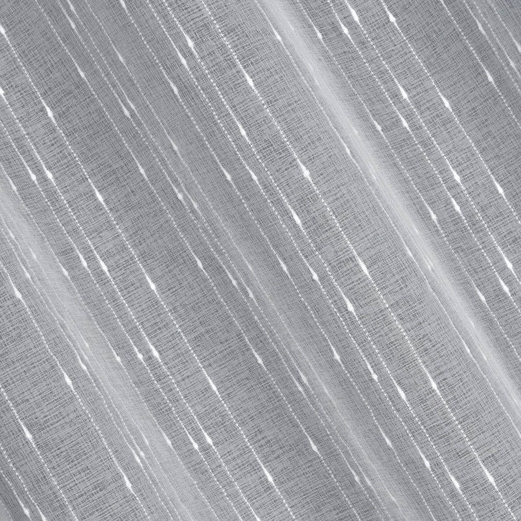 ZÁCLONA NA KROUŽCÍCH BECKY 140X250 CM BÍLÁ