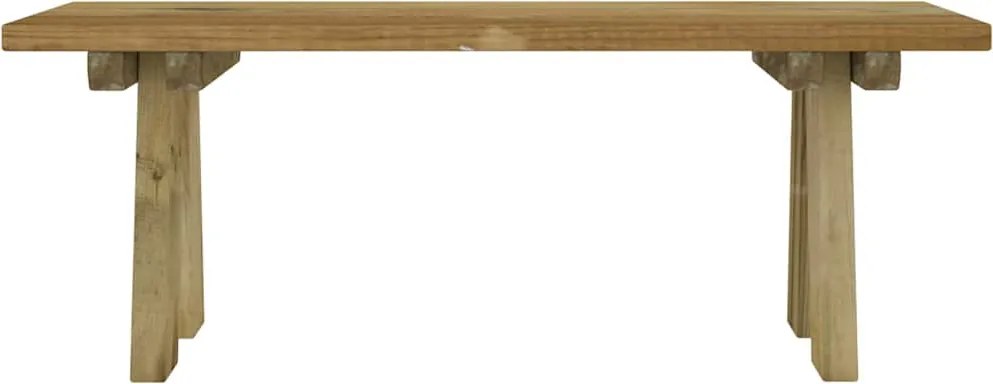 Zahradní lavice 110 cm impregnované masivní borové dřevo 318173