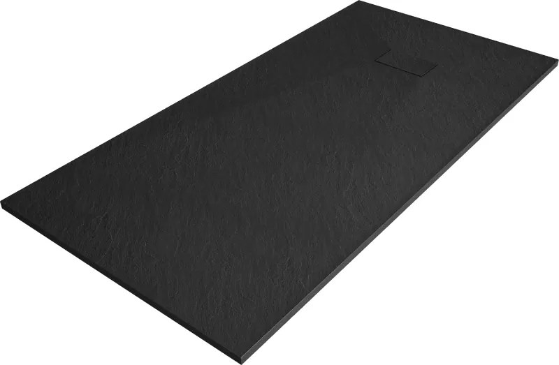 Mexen Hugo, SMC obdélníková sprchová vanička 170 x 90 cm, černá matná, 42709017