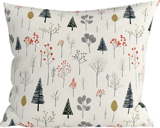 Povlak na polštář z mikrovlákna NORDIC NATURE 45x45 cm, barevný