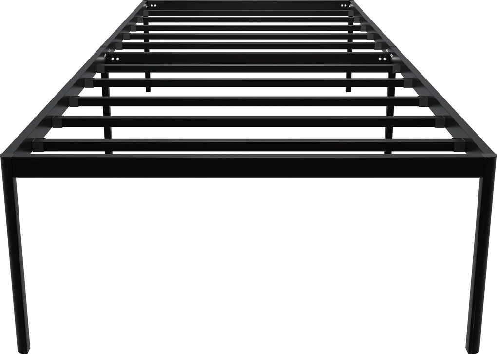 Kovová postel Hamlin 200x90x41 cm – černá