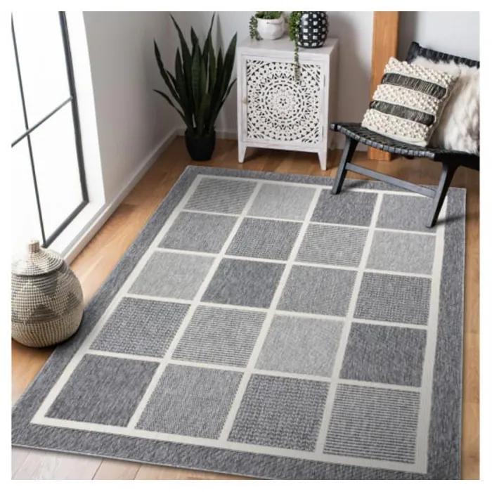 Kusový koberec Erbos šedý 140x200cm