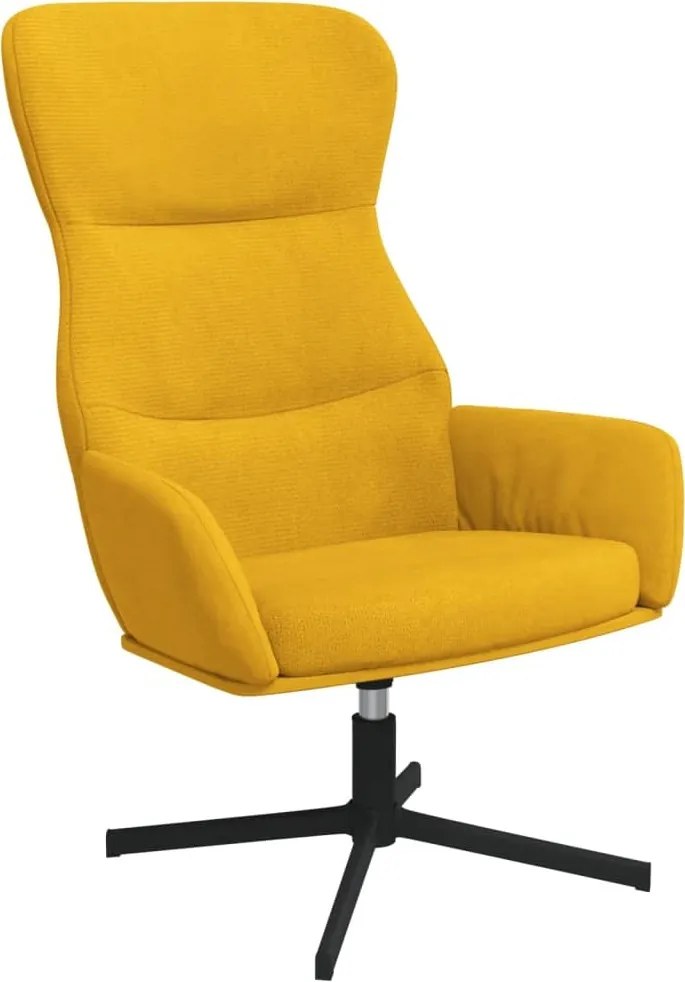 vidaXL Relaxační křeslo samet [341112] Barva: Černá