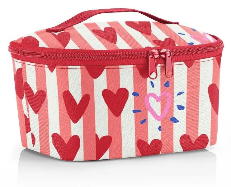 Termobox Reisenthel Coolerbag S pocket Hearts & Stripes