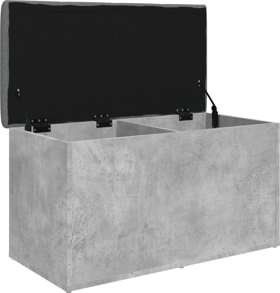 vidaXL Úložná lavice 82 x 42 x 45 cm kompozitní dřevo [835048] Barva: Betonová šedá